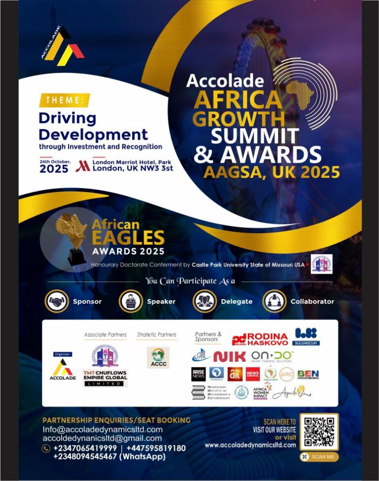 Accolade Africa Growth Summit and Awards (AAGSA UK 2025) – Accolade ...